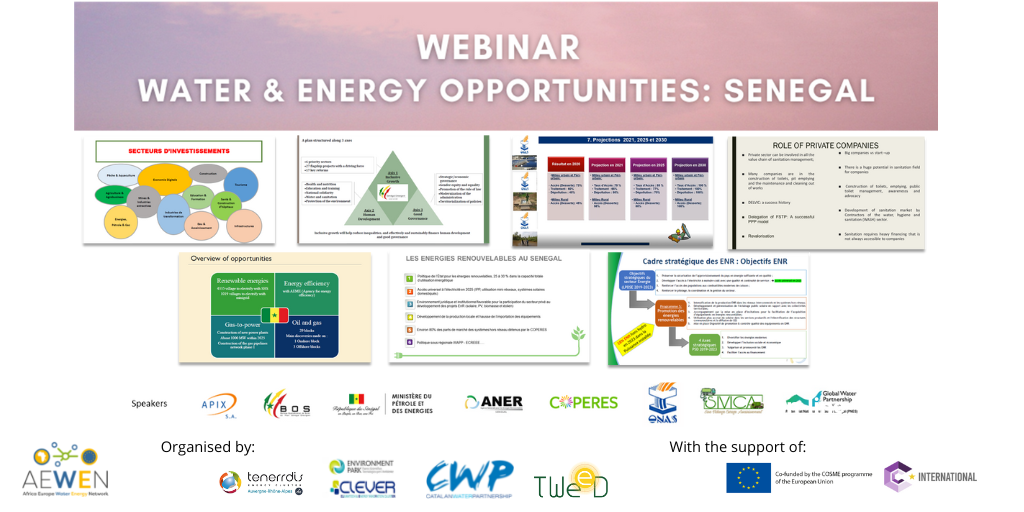 Webinar "Water & Energy Opportunities in Senegal" - AEWEN